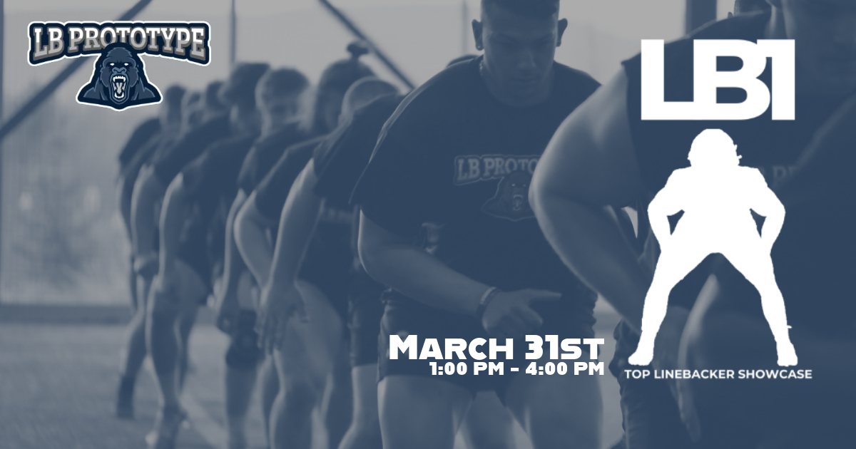 Events from March 31 – April 5 – Linebacker Prototype